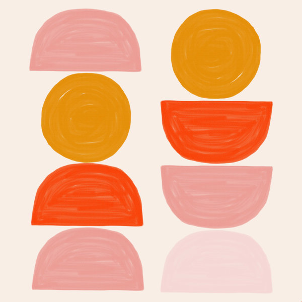 George Oliver Hello Twiggs Mid Century On Canvas by Claudia Casal Print ...