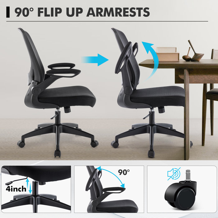 Inbox Zero Home Office Ergonomic Mesh Task Chair & Reviews | Wayfair