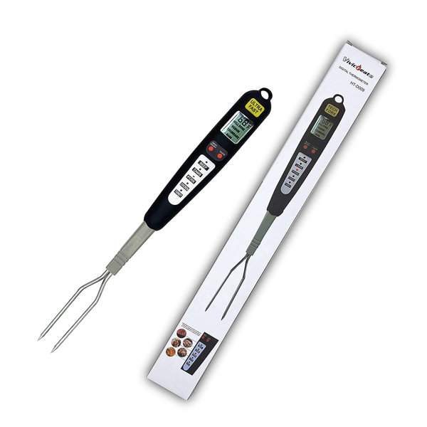 Vivicreate Meat Thermometer Food Thermometer Digital Meat Fork ...