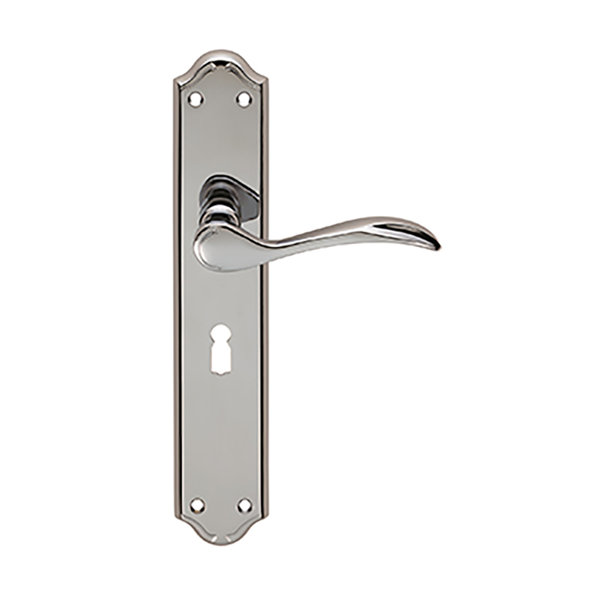 Carlisle Brass Madrid Lock Right Hand Door Handle | Wayfair.co.uk