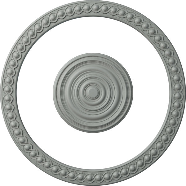 PCI Enterprises Hillsborough Ceiling Ring with Carton Ceiling Medallion ...