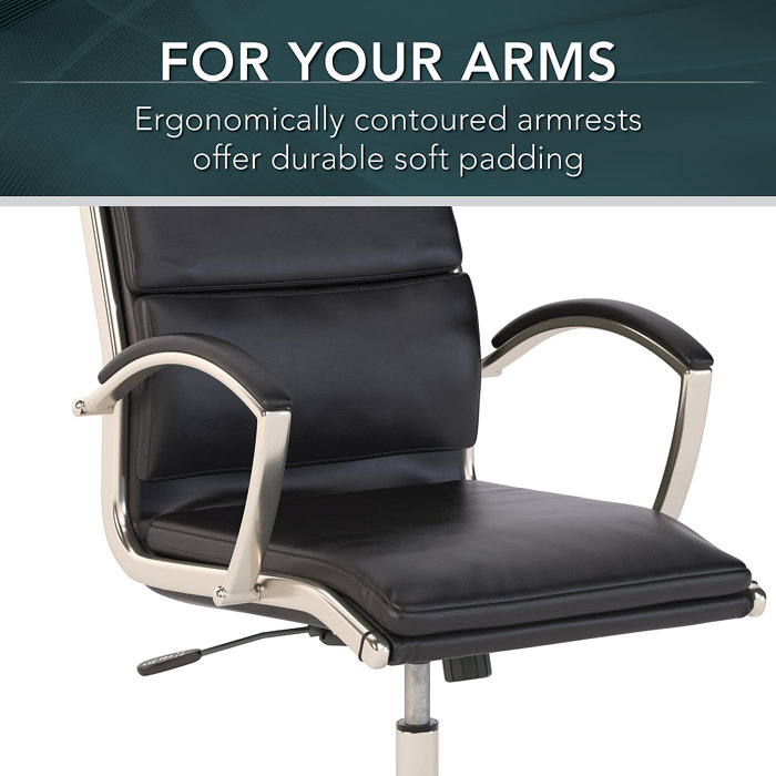 Bush Business Furniture 400 Series Faux Leather Conference Chair ...