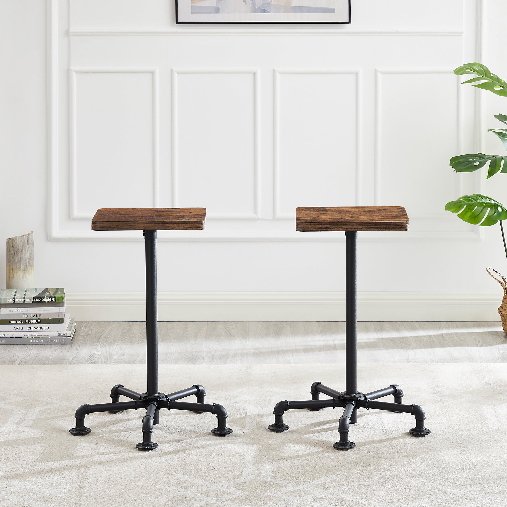 17 Stories Bar Stool (Set Of 2) | Wayfair