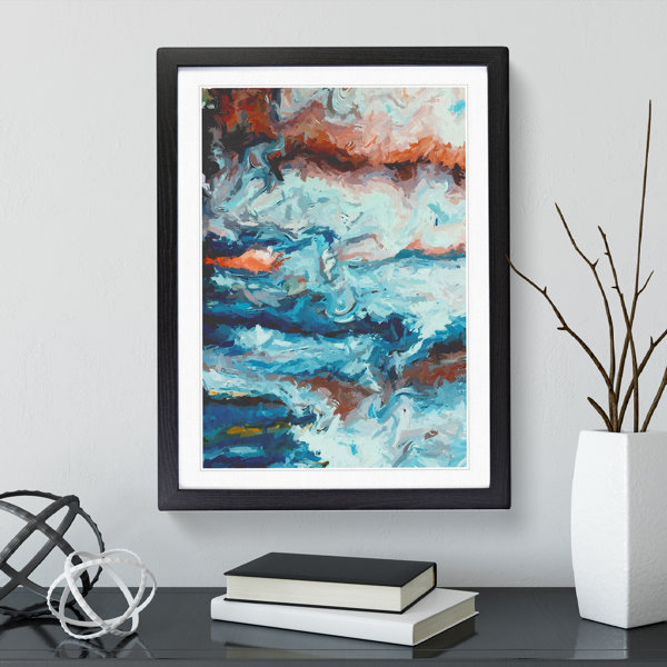 Metro Lane Dominant One Abstract - Picture Frame Graphic Art | Wayfair ...