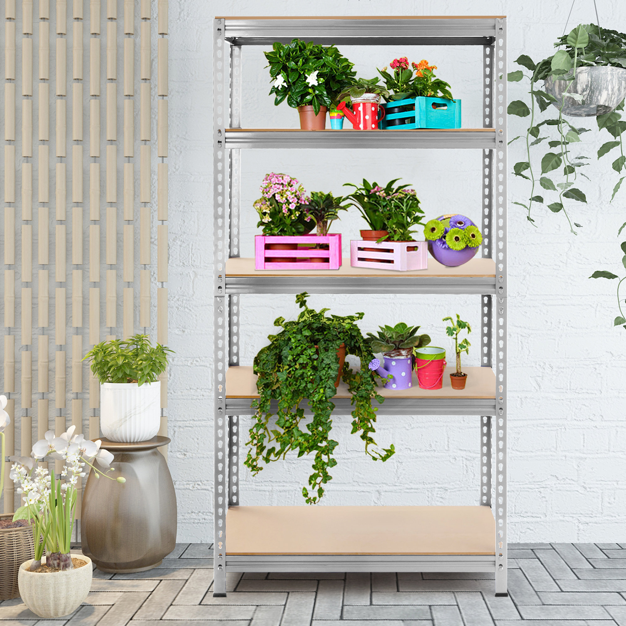 Rebrilliant Trogdon 73" H x 36" W x 18" D Garage Storage Rack | Wayfair