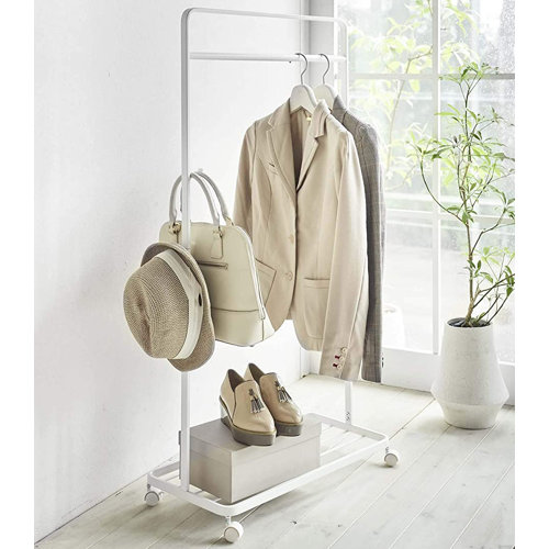 Yamazaki USA Yamazaki Home Kids Clothes Rack, Steel, Wheels | Wayfair