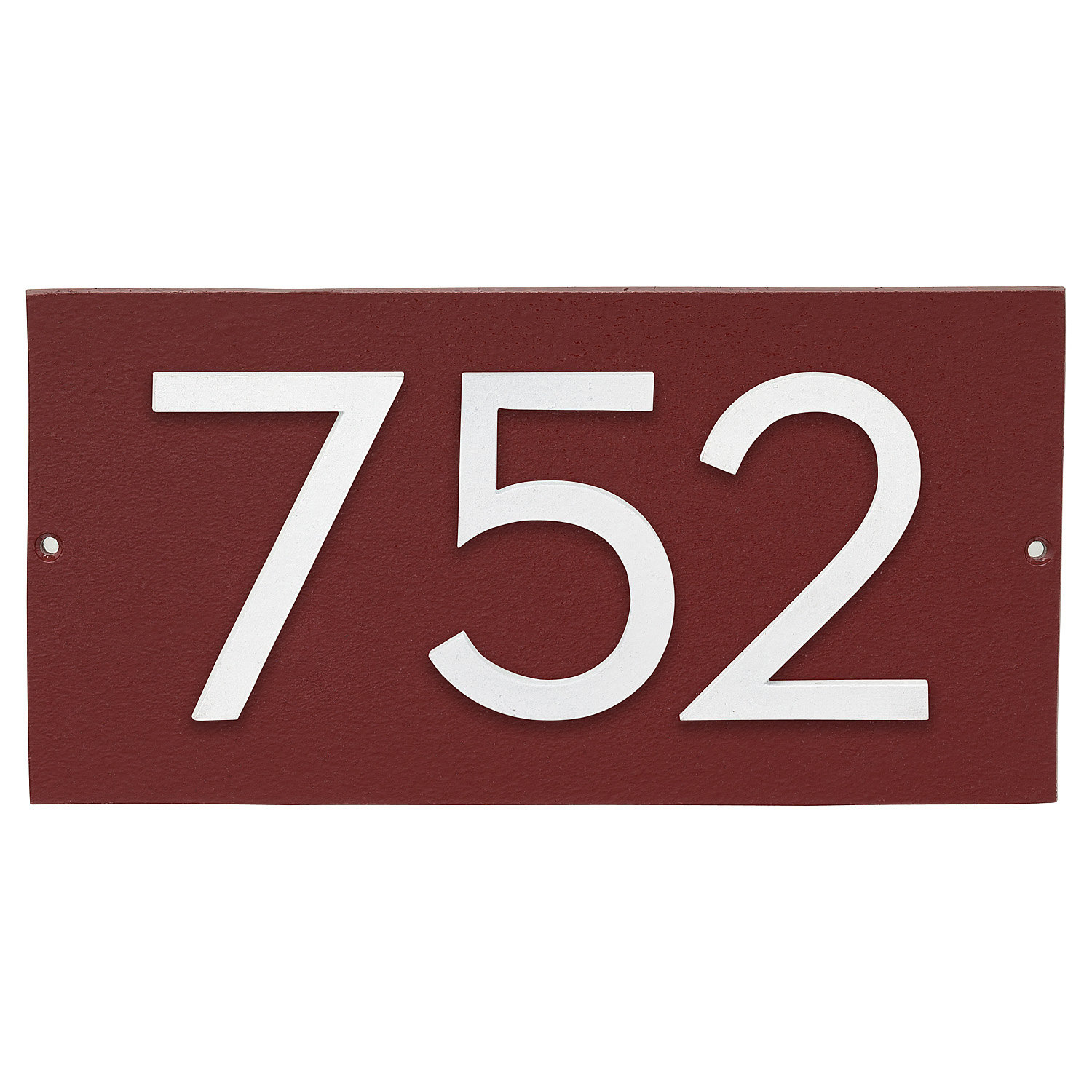 Montague Metal Products Floating 1-Line Wall Address Plaque & Reviews ...