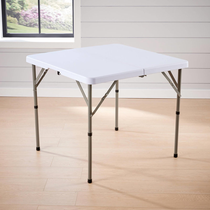Inbox Zero 86Cm Plastic Square Portable Folding Table | Wayfair.co.uk