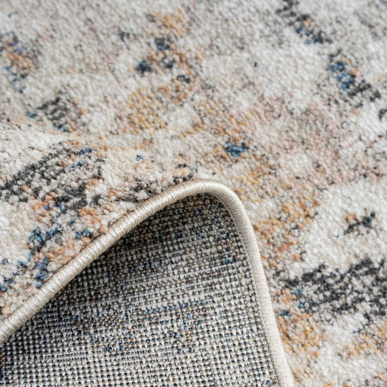 Latitude Vive Jacob Beige/Gold Rug | Wayfair.co.uk