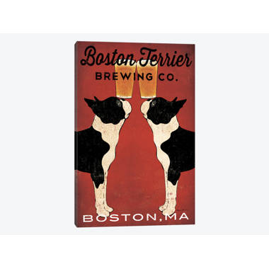 Winston Porter Boston Terrier Brewing Company by Ryan Fowler - Single ...