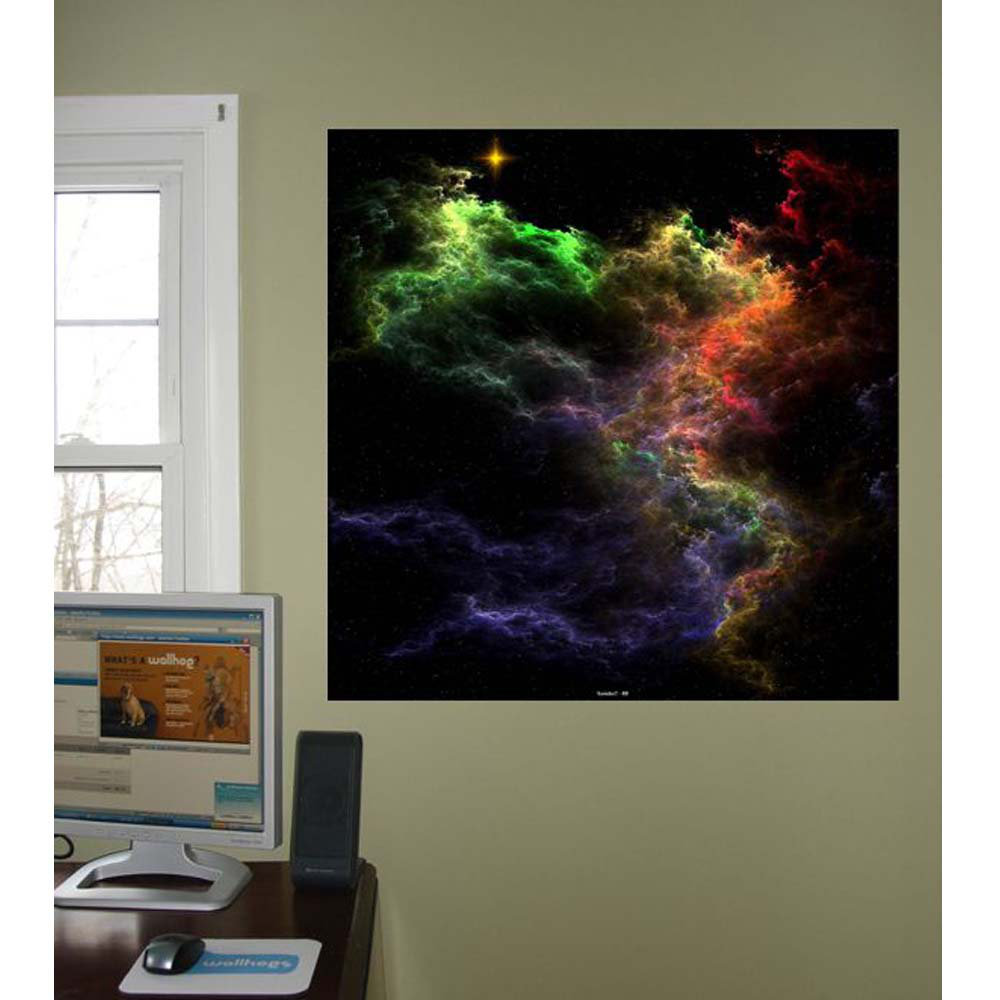 Wallhogs Xzendor7 Art Stucco Mosaic Nebula Cluster Wall Decal | Wayfair