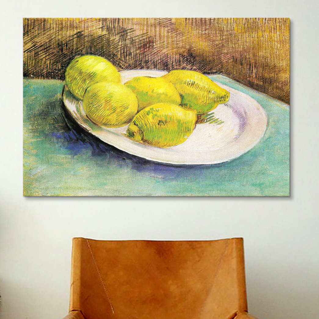 Vault W Artwork Still Life With Lemons On A Plate by Vincent Van Gogh ...