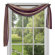 Astoria Grand Velia Striped Sheer Window Scarf & Reviews | Wayfair