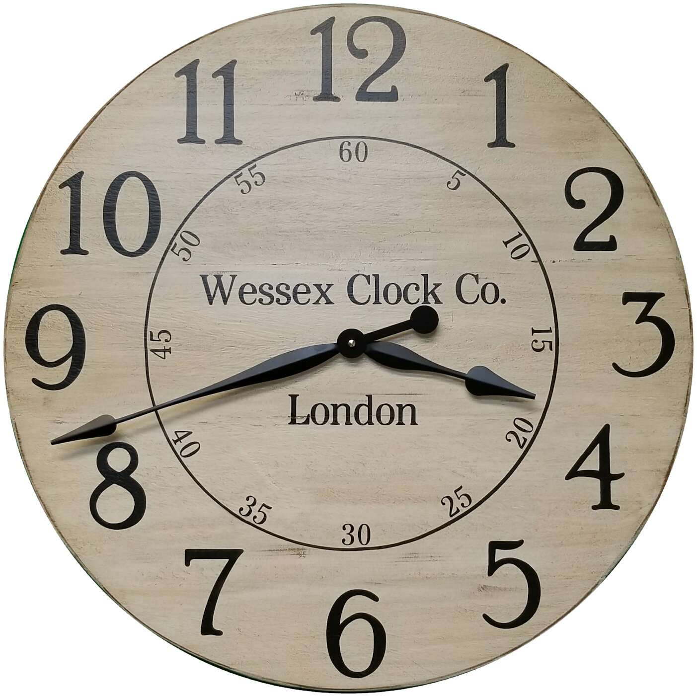 Gracie Oaks Creston Wood Wall Clock | Wayfair