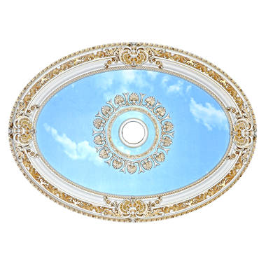Artistry Lighting Oval Ceiling Medallion | Wayfair
