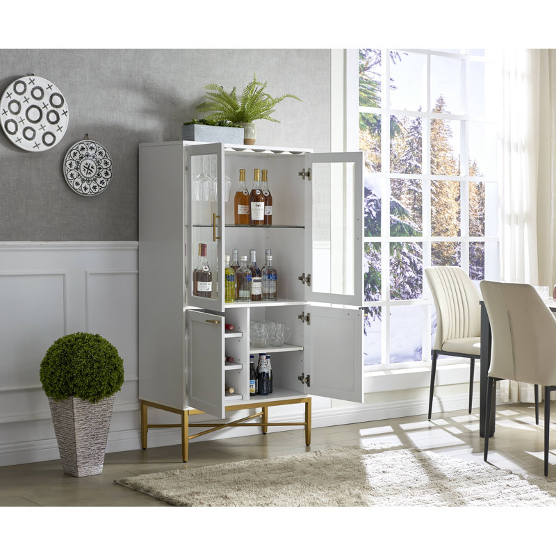 Willa Arlo Interiors Wattson 31.5'' Bar Cabinet & Reviews | Wayfair