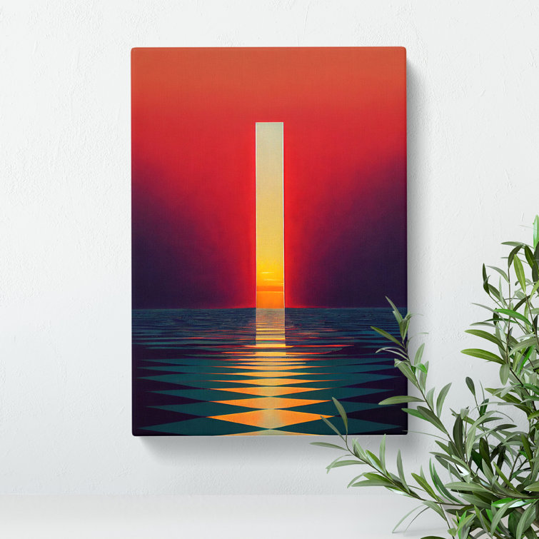 House of Hampton The Pure Abstract Sunset | Wayfair.co.uk