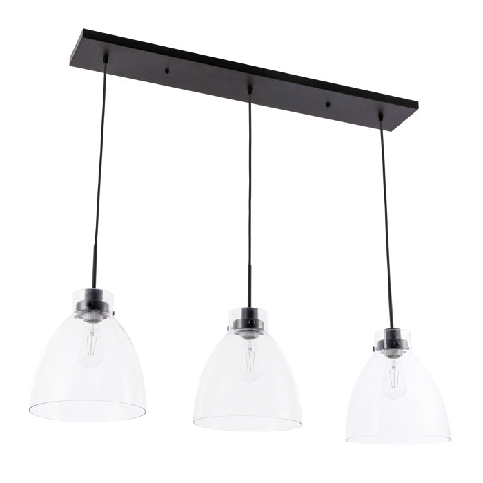 Trent Austin Design® Keeble 3 - Light Kitchen Island Bell Pendant ...