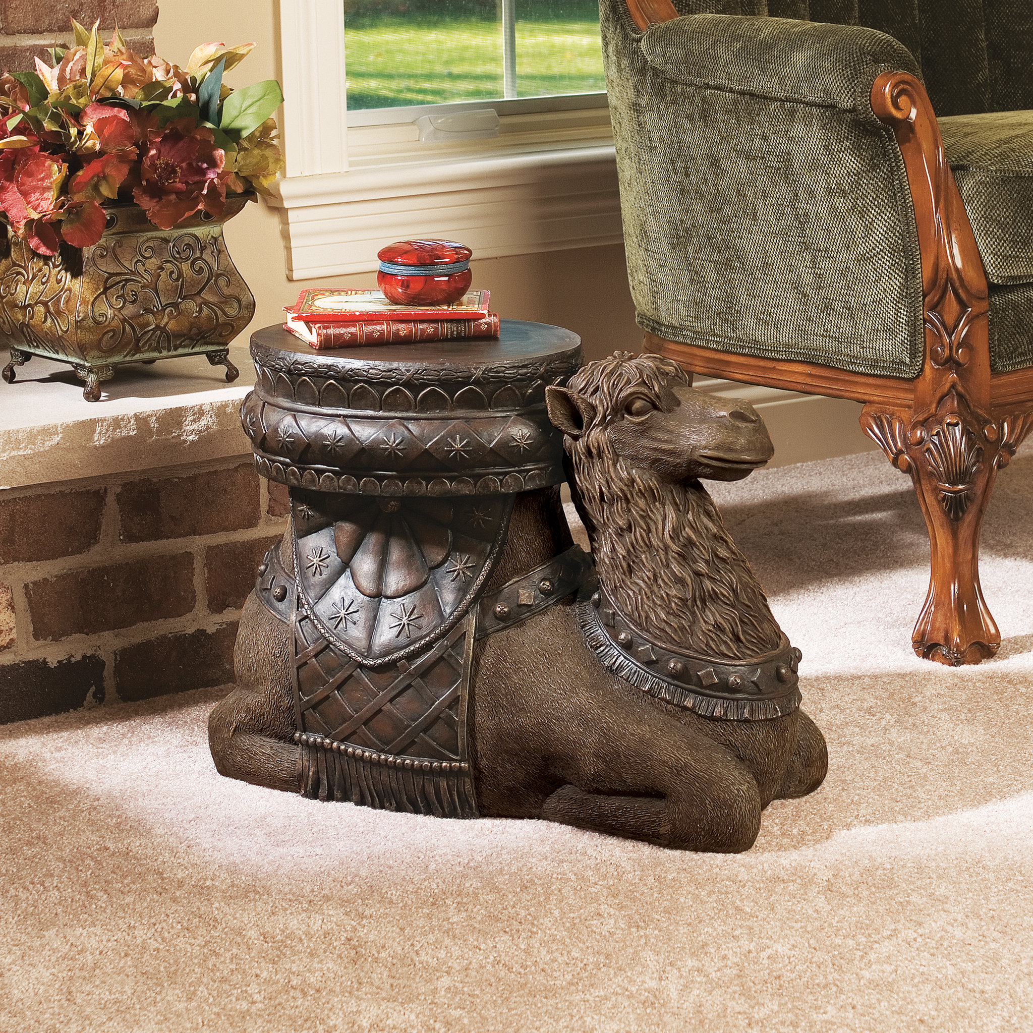 Design Toscano 16'' Tall Solid End Table & Reviews | Wayfair