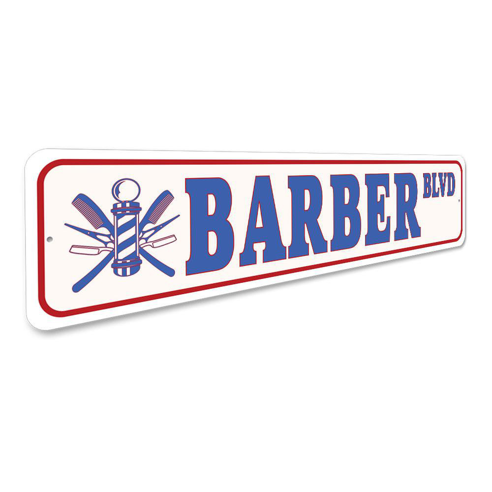 Lizton Sign Shop, Inc Barber Street Aluminum Sign | Wayfair