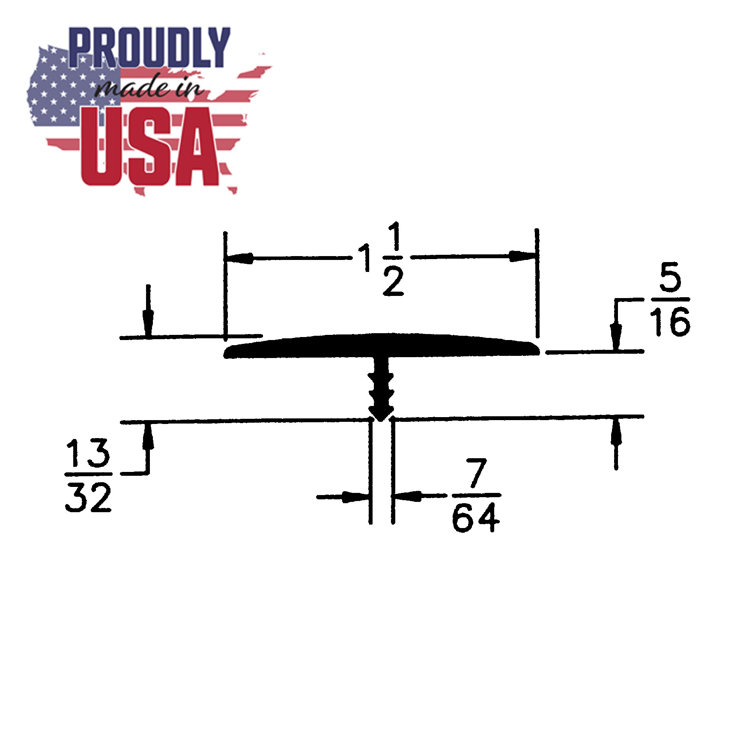 Outwater Plastic T Molding 1 1/2 Inch Flexible Polyethylene Center Barb ...