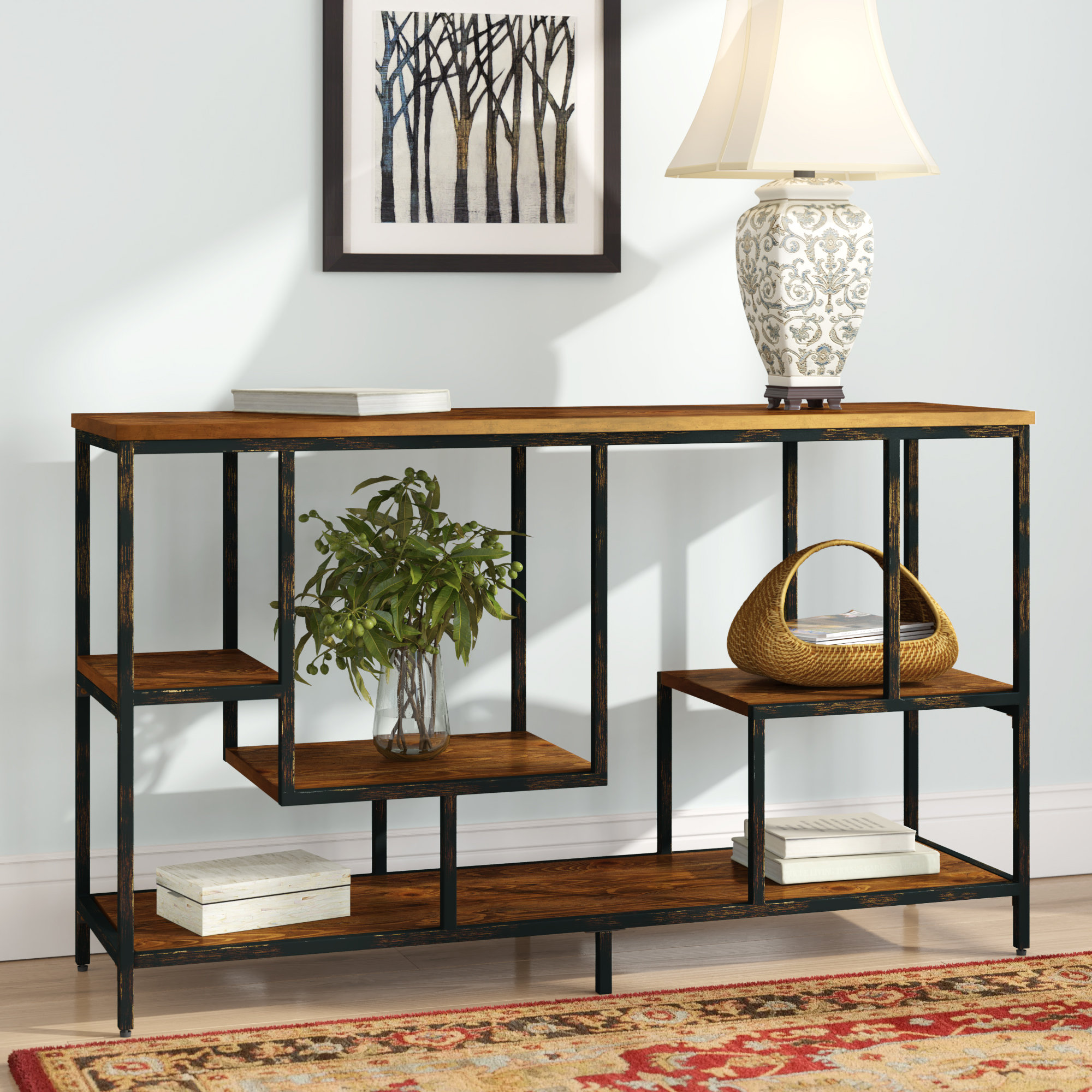 Wrought Studio Dearing 54'' Console Table & Reviews | Wayfair