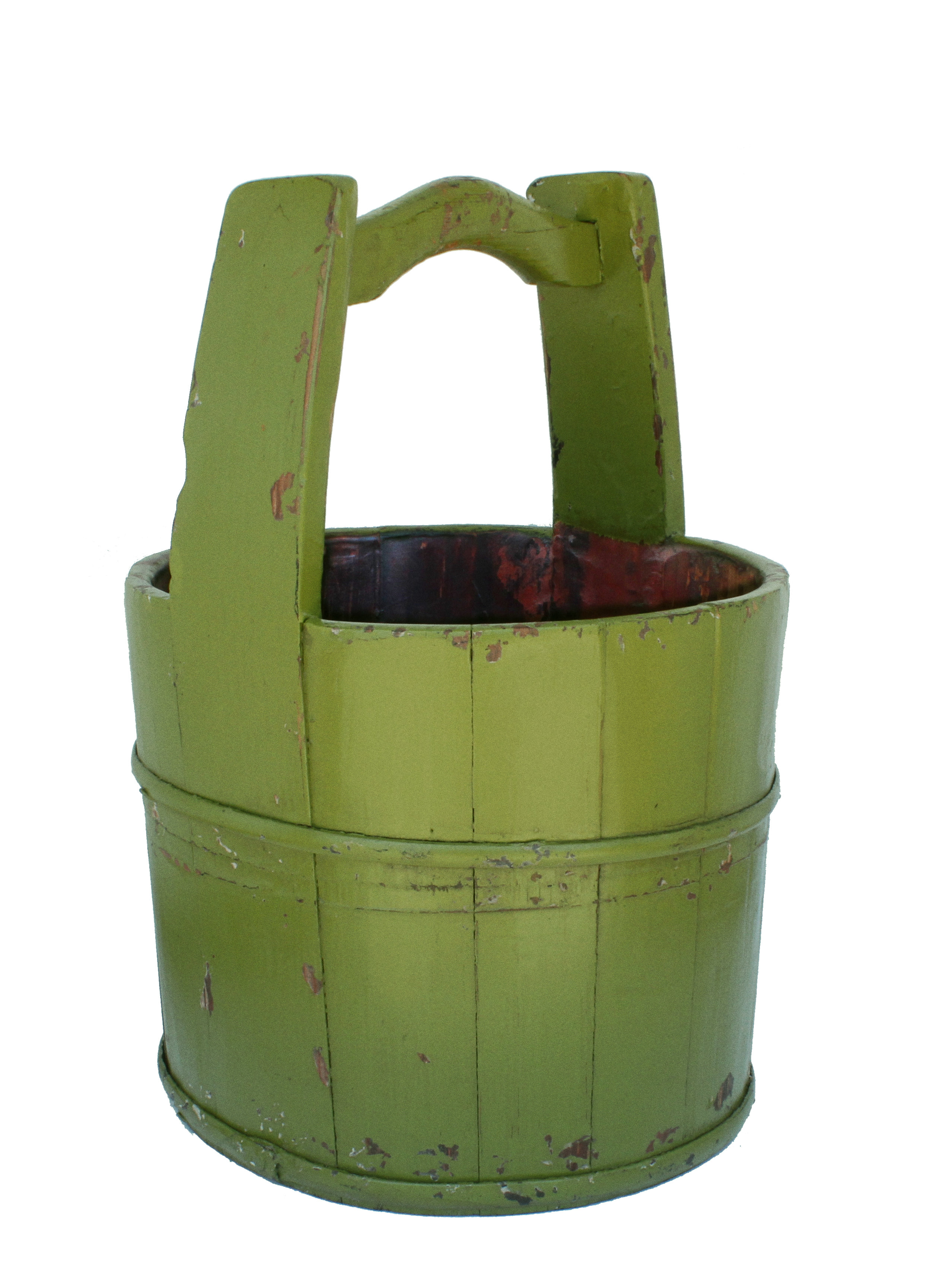 Antique Revival Vintage Water Solid Wood Bucket & Reviews | Wayfair