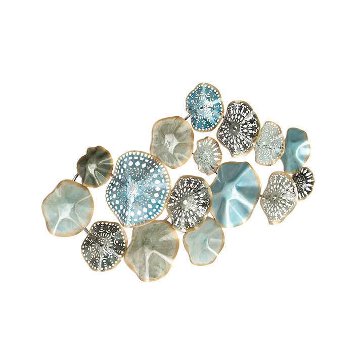 Dakota Fields Hench Multi Coloured Metal 3D Overlapping Discs Plate ...