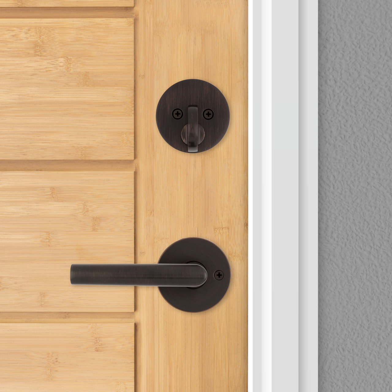 Kwikset Milan Round Keyed Lever | Wayfair