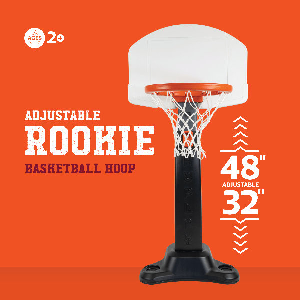 Huplay Rookie Adjustable Basketball Set | Wayfair