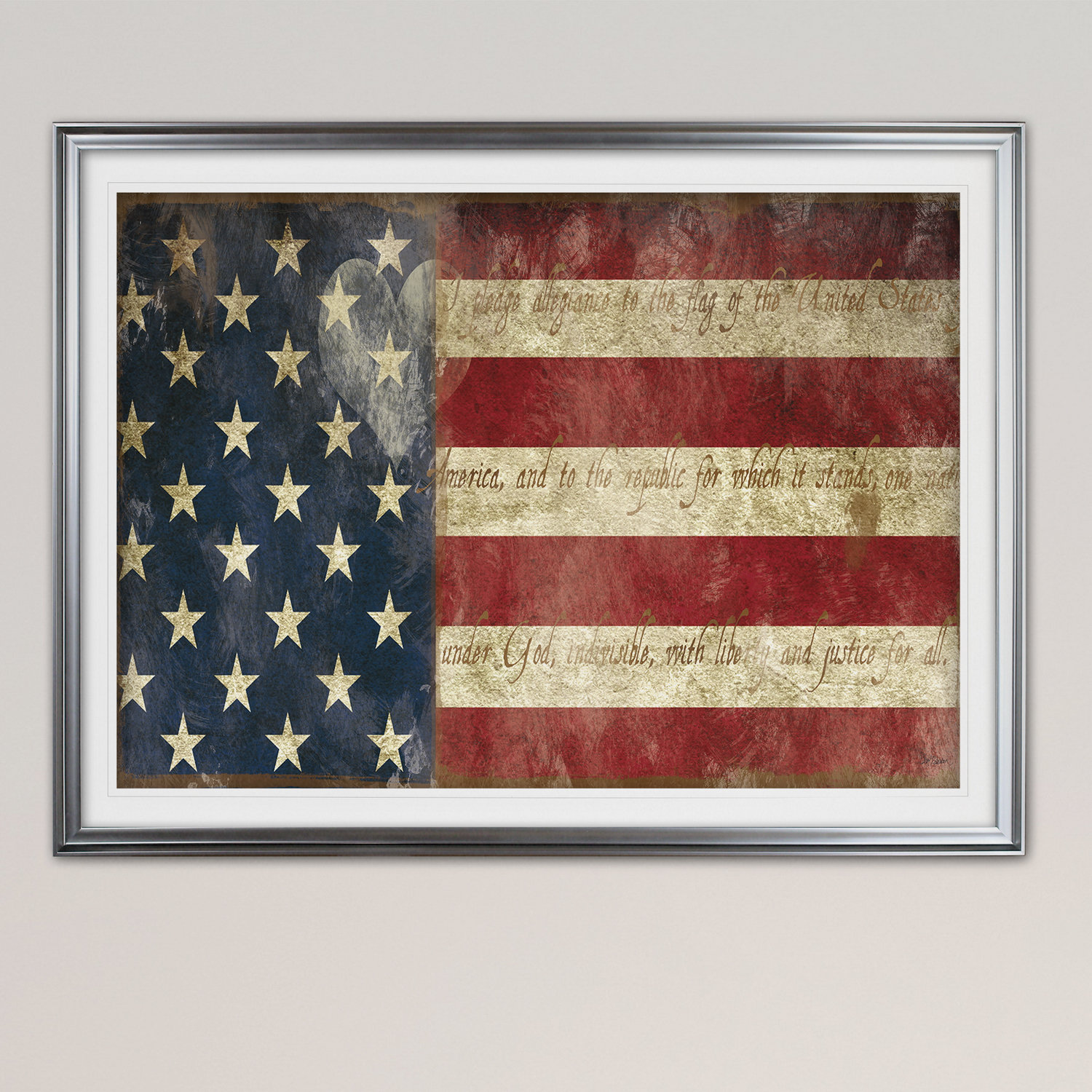 August Grove® I Pledge Allegiance - Picture Frame Print | Wayfair