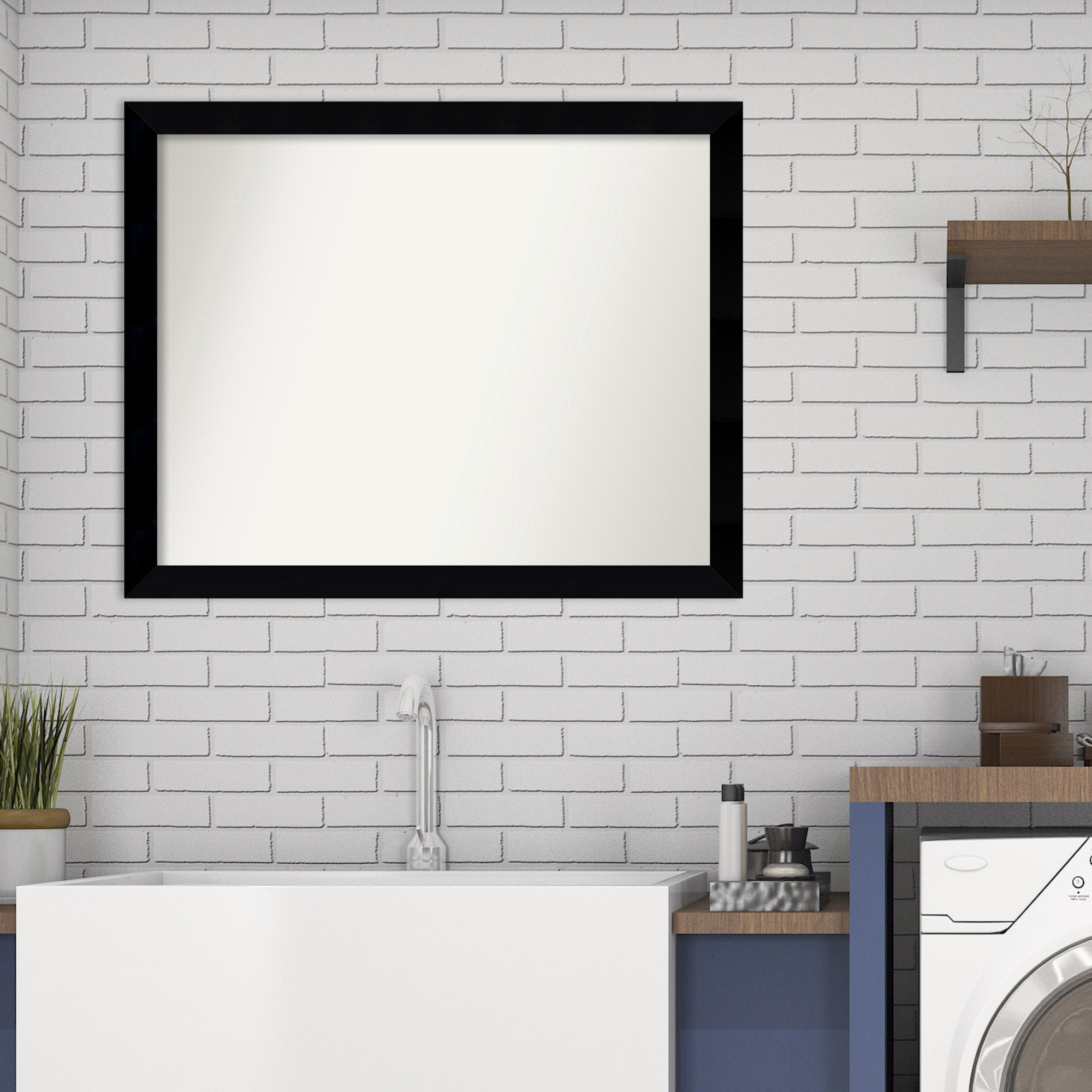 Ebern Designs Bavly Solid Wood Wall Mirror | Wayfair