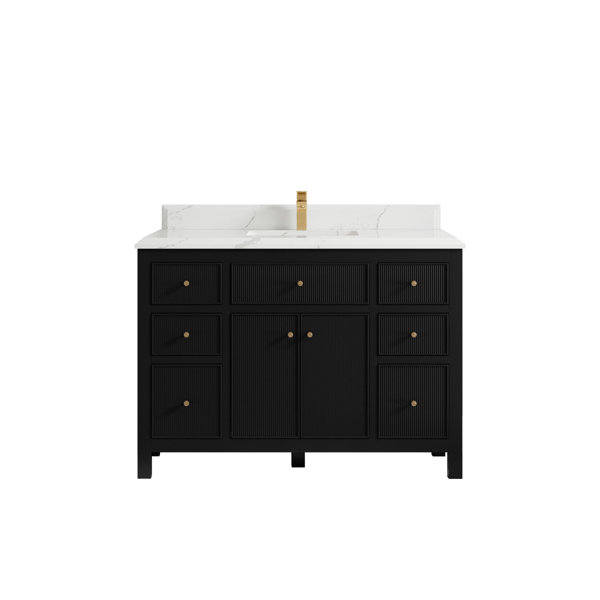 Willow Collections 48 In. W X 22 In. D Sonoma Single Sink Bathroom ...