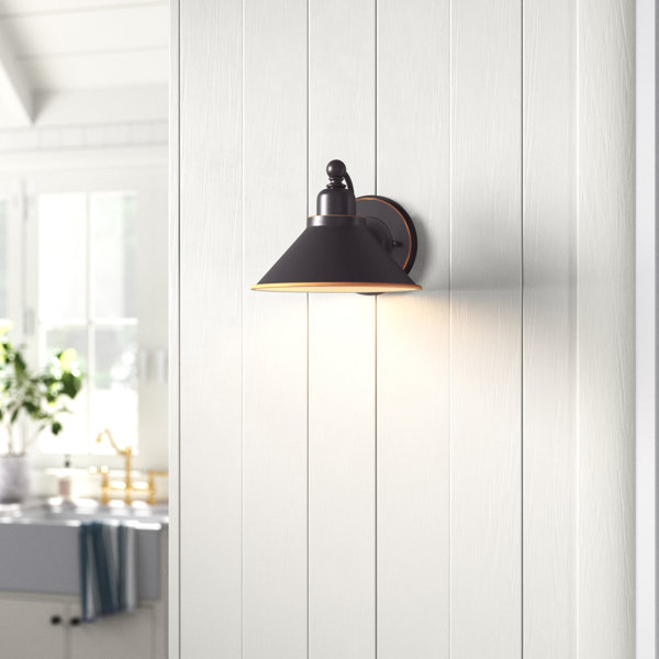 Beachcrest Home Tillar 1 - Light Dimmable Mission Dust Bronze/Copper ...