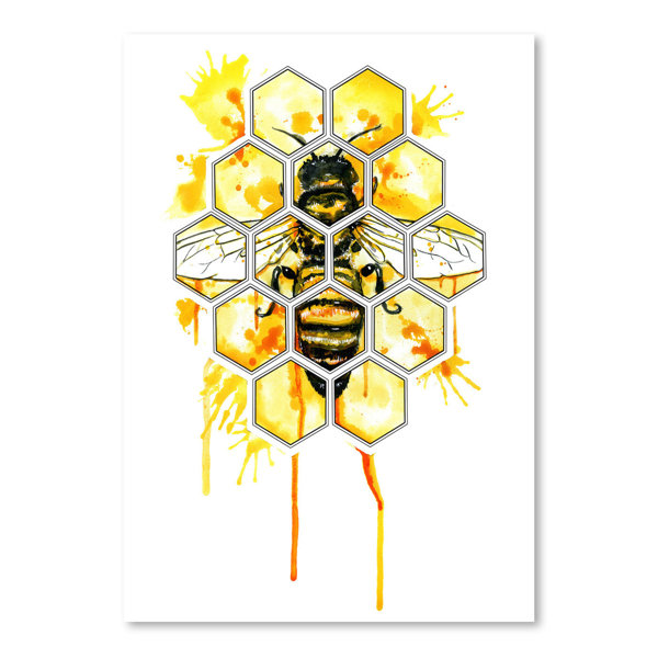 Rosdorf Park Hive Mentality by Sam Nagel - Poster Art Print | Wayfair.co.uk