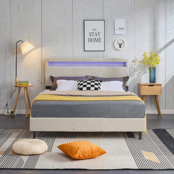 Ivy Bronx Darrence Upholstered Bed | Wayfair