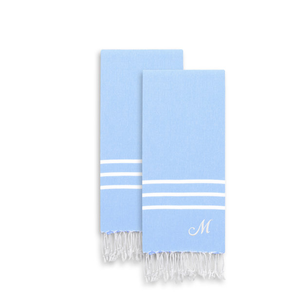 Highland Dunes Polizzi 2 Piece Turkish Cotton Hand Towel Set | Wayfair