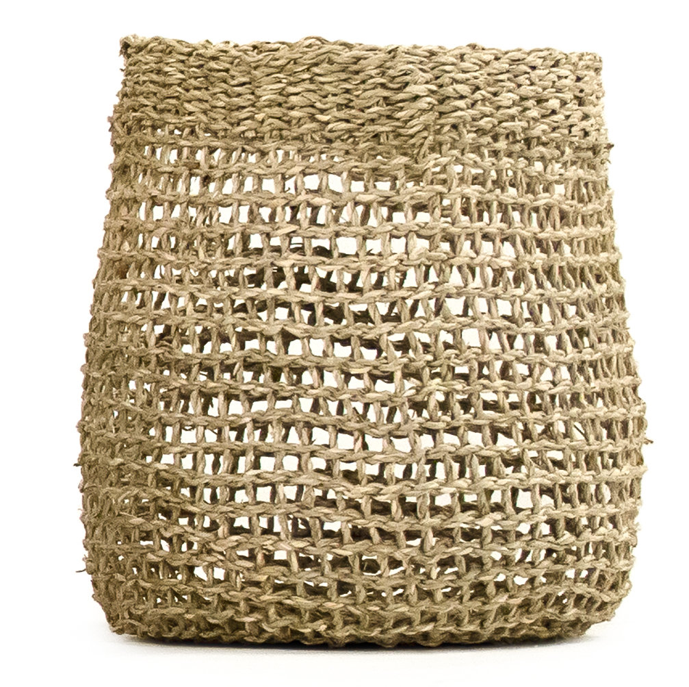 Bay Isle Home Woven Rattan Basket & Reviews | Wayfair