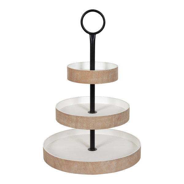 3-tiered-metal-tray-stand | Wayfair
