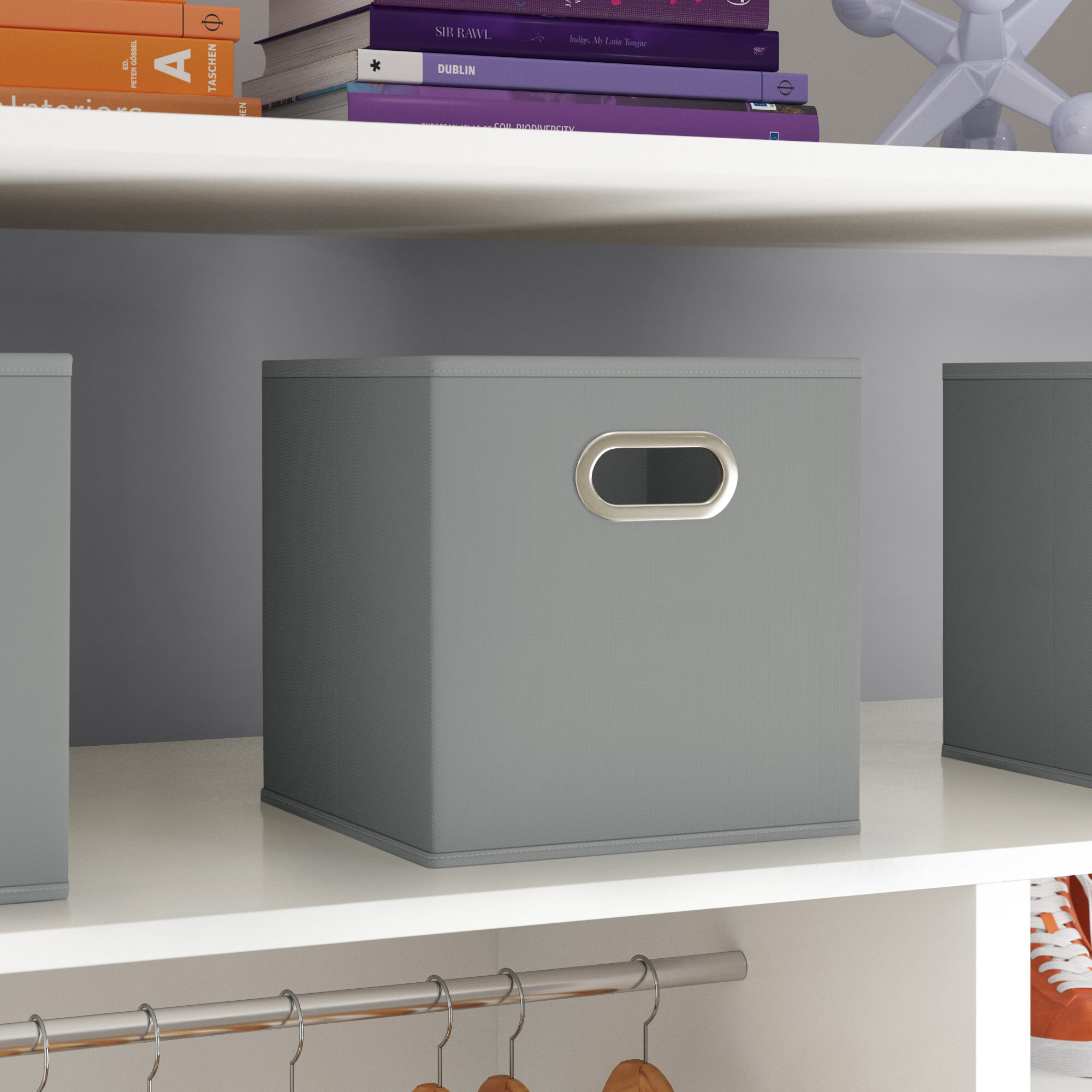 Wayfair Basics® Open Fabric Storage Bin Set & Reviews | Wayfair