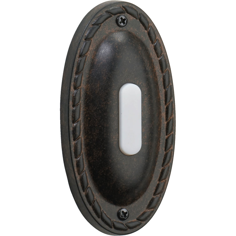 Charlton Home® Traditional Oval Push Button & Reviews | Wayfair