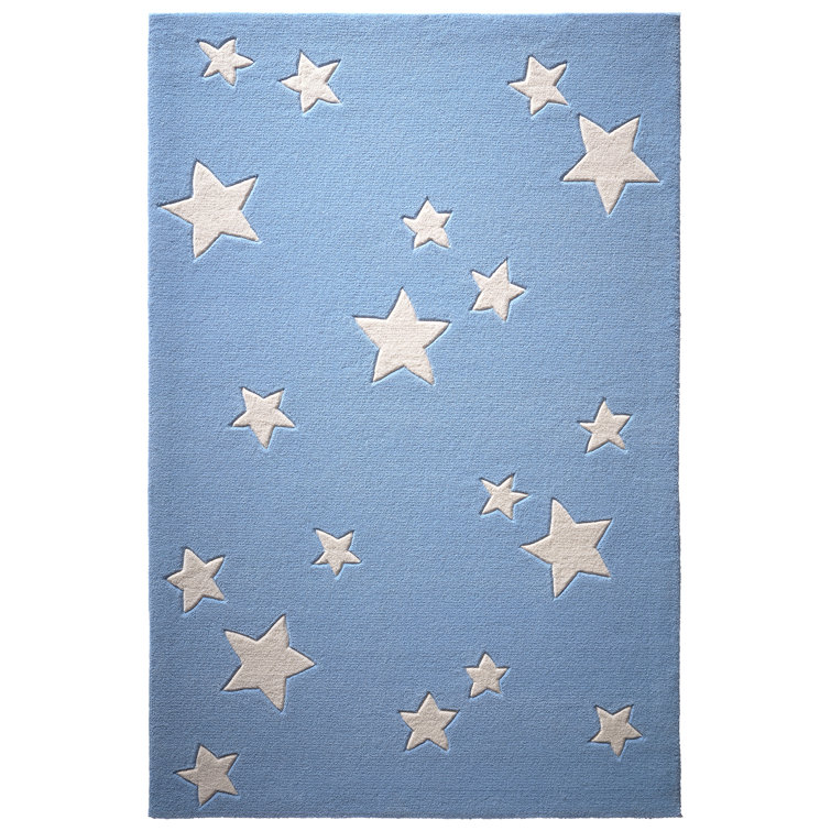 bellybutton Starry Sky Hand Tufted Wool Blue Rug | Wayfair.co.uk