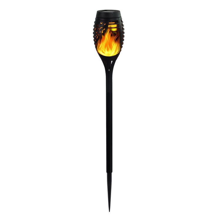 Symple Stuff OLYMPIA: LED Solar Charging Lamp Flame Effect, 51 Cm ...