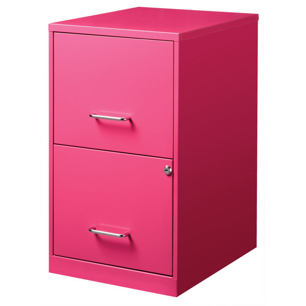 Inbox Zero Damiyon 14.25'' Wide 2 -Drawer Steel Vertical Filing Cabinet ...