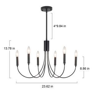 Wrought Studio Clerise 6 - Light Dimmable Classic / Traditional ...