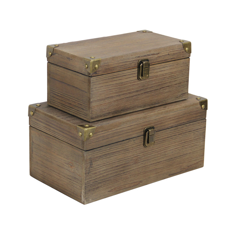 August Grove® 2 Piece Decorative Box Set & Reviews | Wayfair