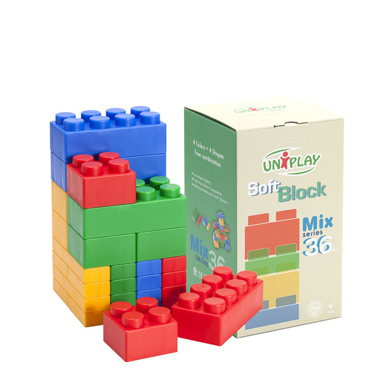 UNiPLAY Mix Series Jumbo Soft Building Blocks | Wayfair