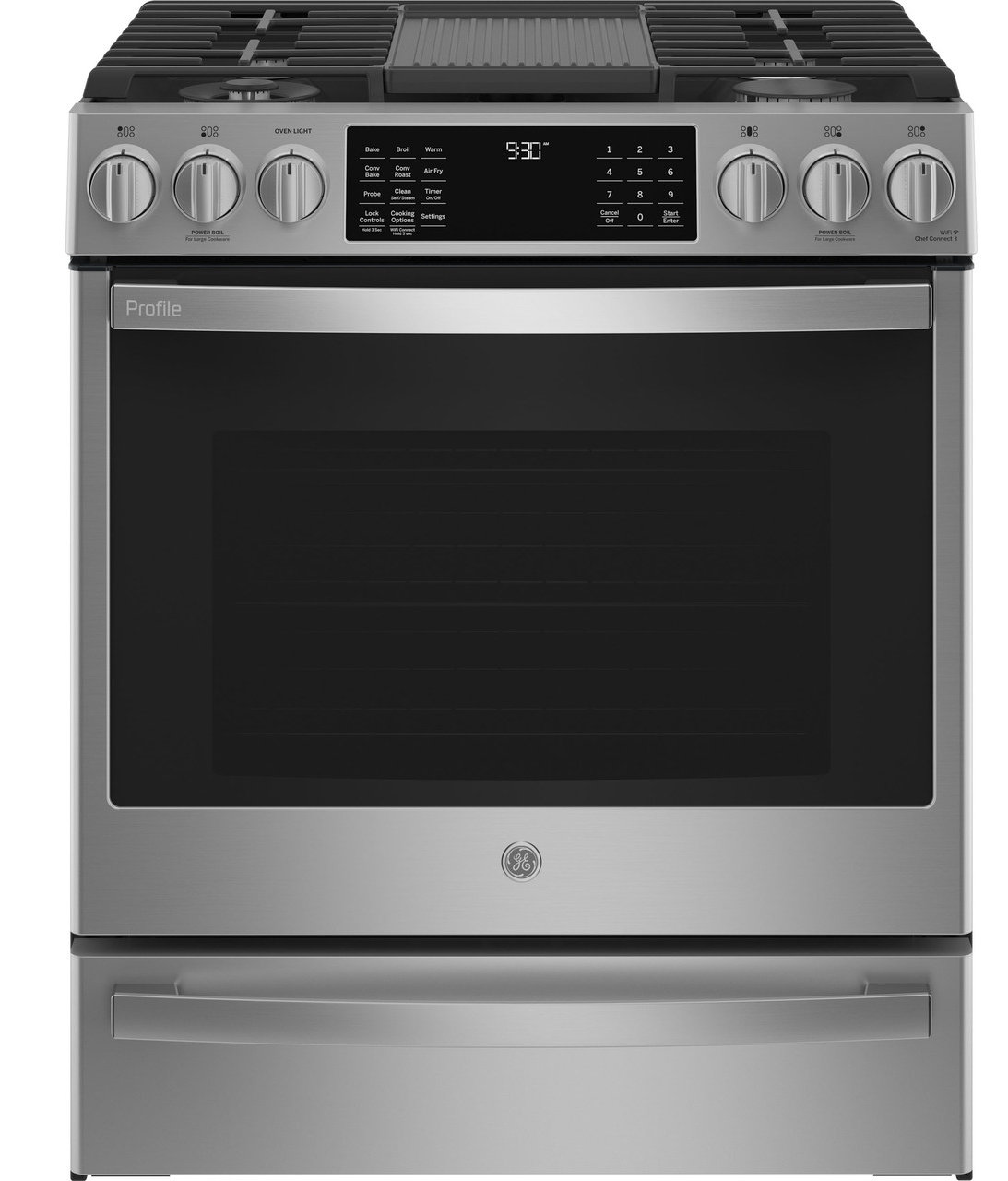 GE Profile™ GE Profile Smart Appliances 30" 5.6 Cubic Feet Smart Gas ...