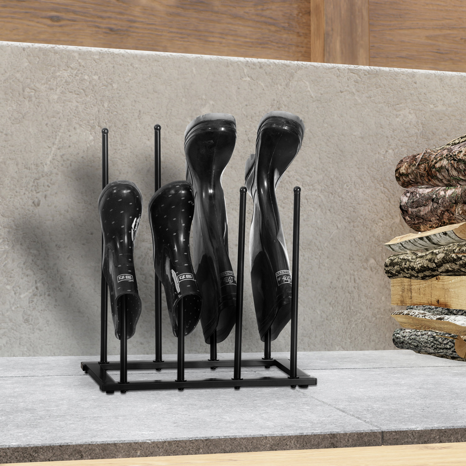 Rebrilliant Welly 4 Pair Boot Storage | Wayfair.co.uk