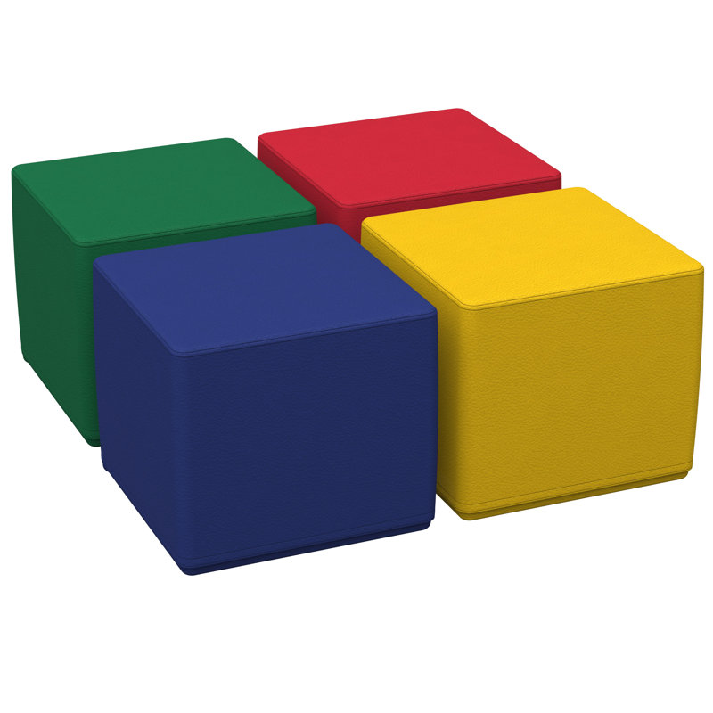 Factory Direct Partners SoftScape Cube 4 Piece Soft Seating & Reviews ...